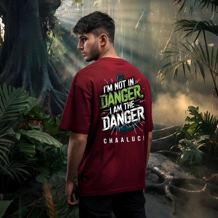 DANGER | Super Soft Premium Drop Shoulder T-Shirt – Chaaluck