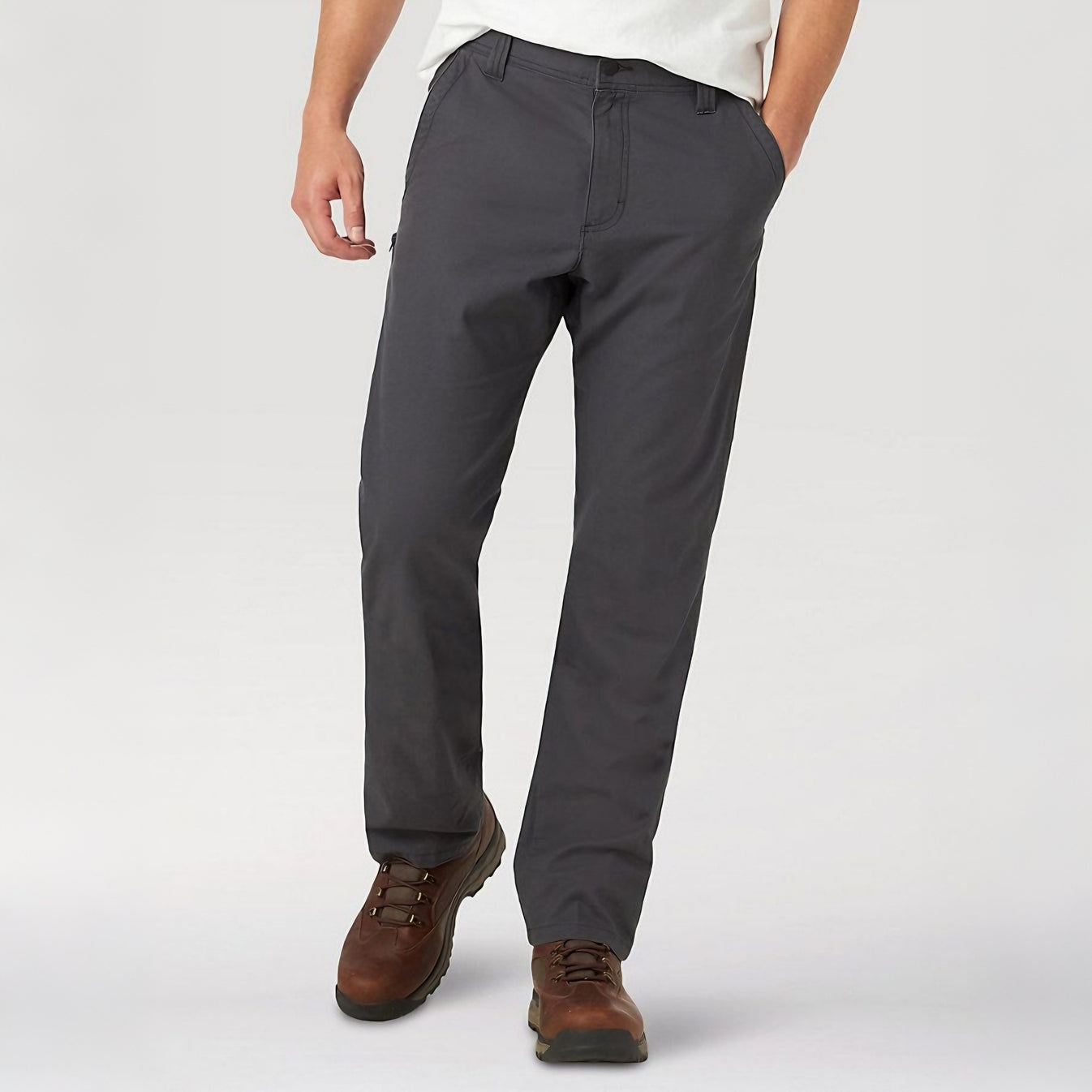 Men Smart Relaxed Fit Cotton Chinos | Deep Grey | Limited Edition – Chaaluck